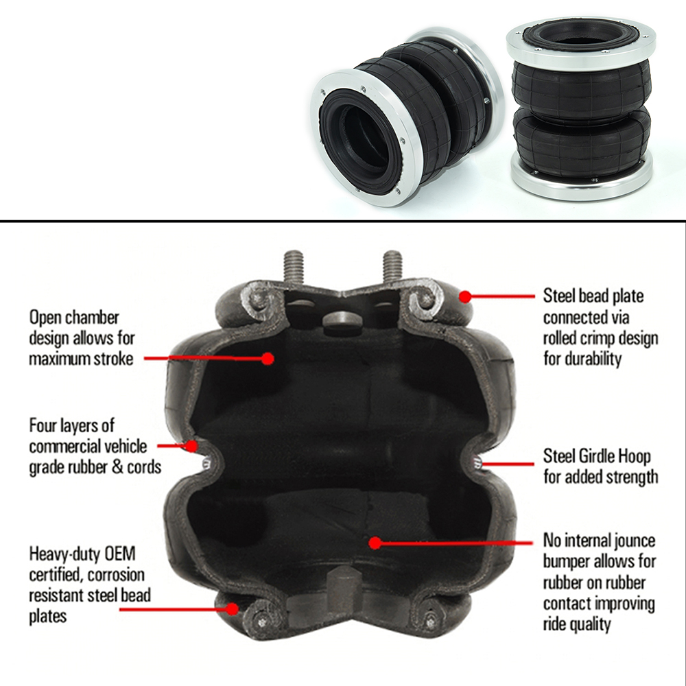 Universal Air Bags Air Suspension Kit Bag Pneumatic Bag 2S2300F Shock ...