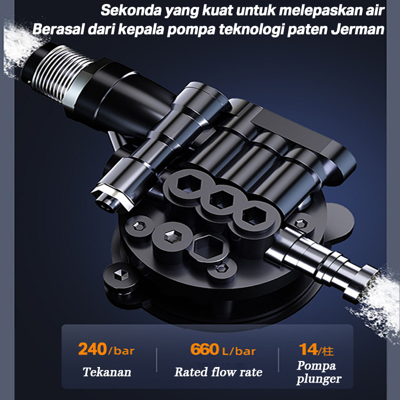 【Malay Spot】Water Jet Sprayer Waterjet High Pressure Cleaner Car Washer ...