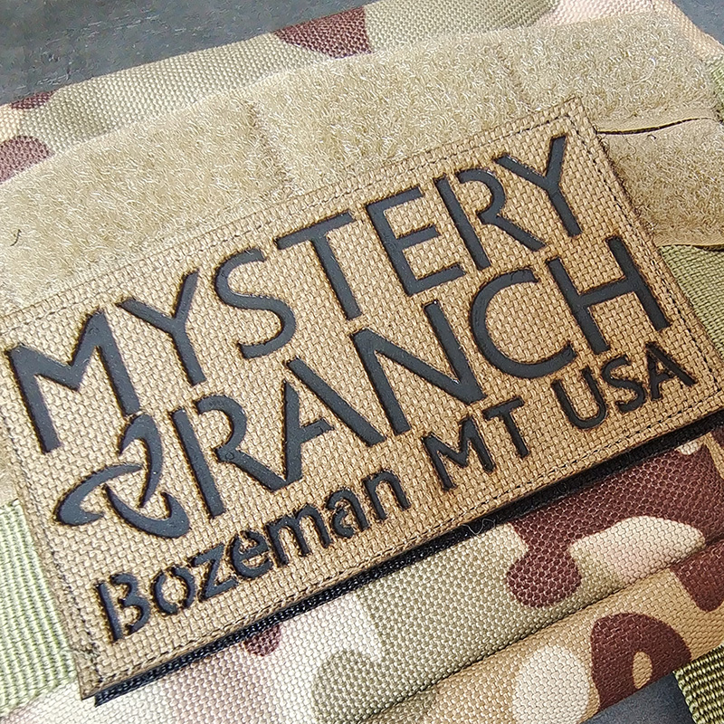 Mystery Ranch IR Infrared Reflection Luminous Laser Engraving Velcro ...