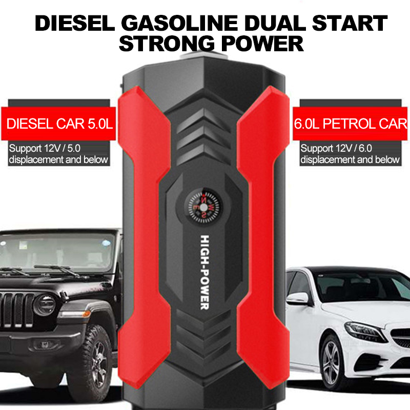 Car Power Bank 99800Mah High Power Multi-function Car Jump Starter ...