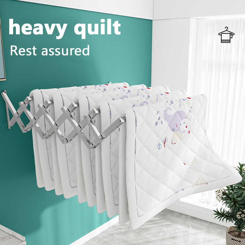 4/5Bar 1-2M Stainless Steel Clothes Outdoor Hanger Drying Rack ...