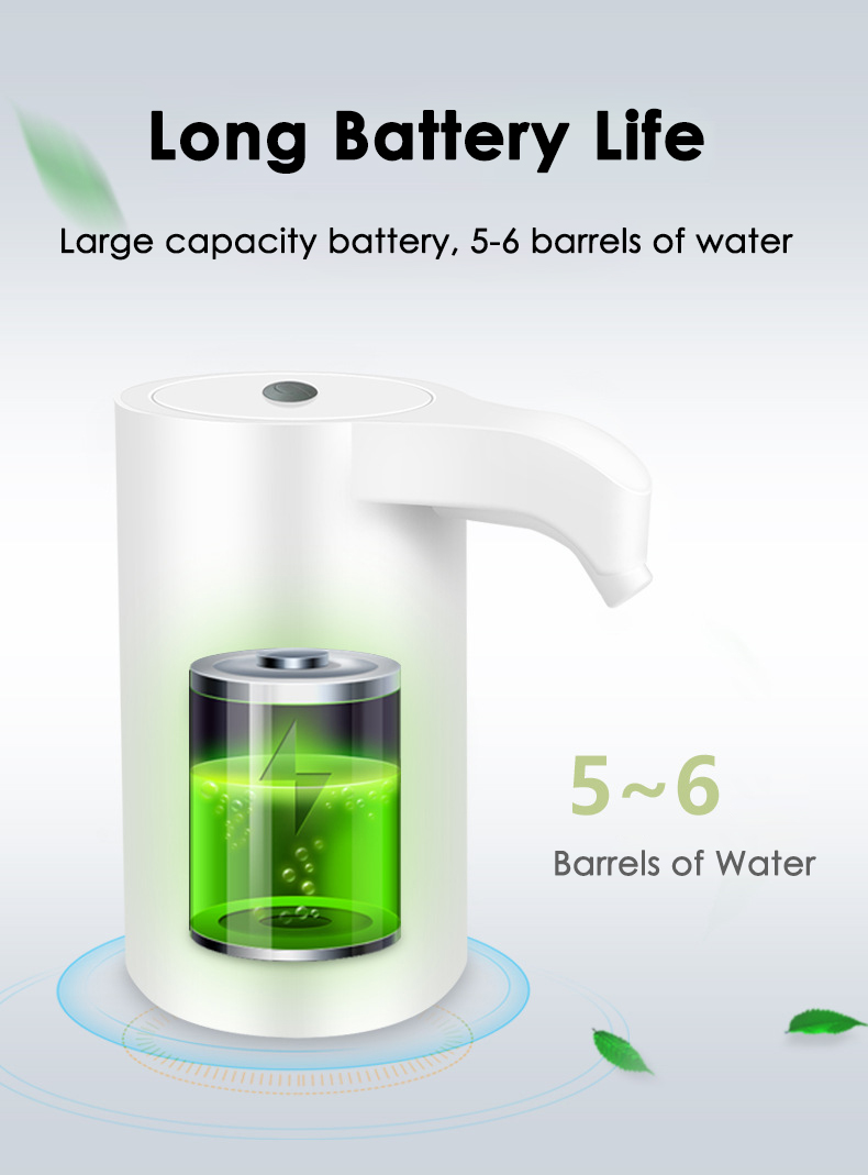 HODEKT Spritzer Water Dispenser Water Bottle Pump Electric Water ...