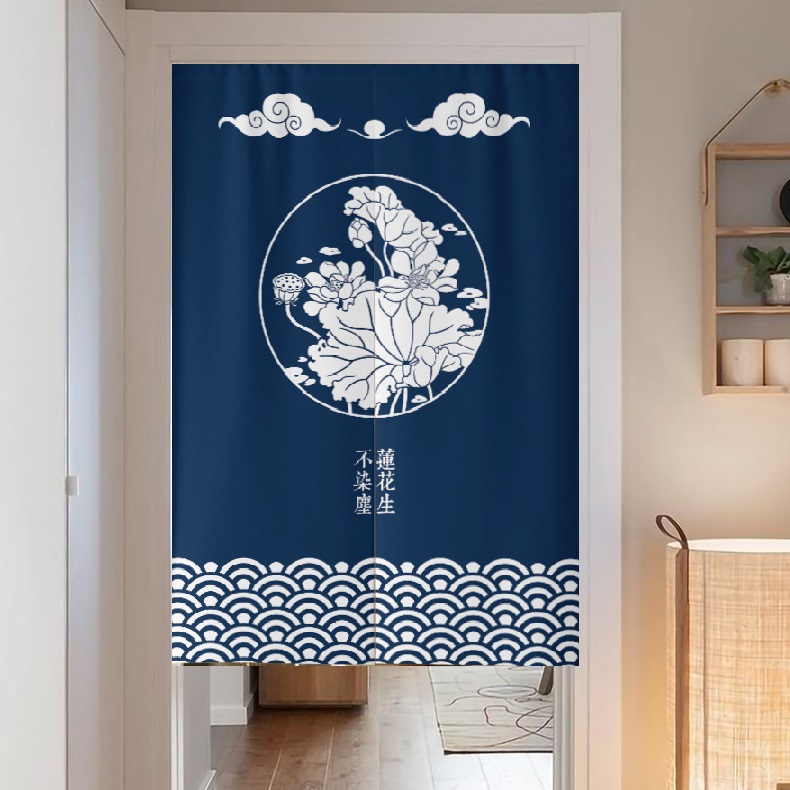 Chinese Style Room Door Curtain for Entrance Partition Long Doorway ...