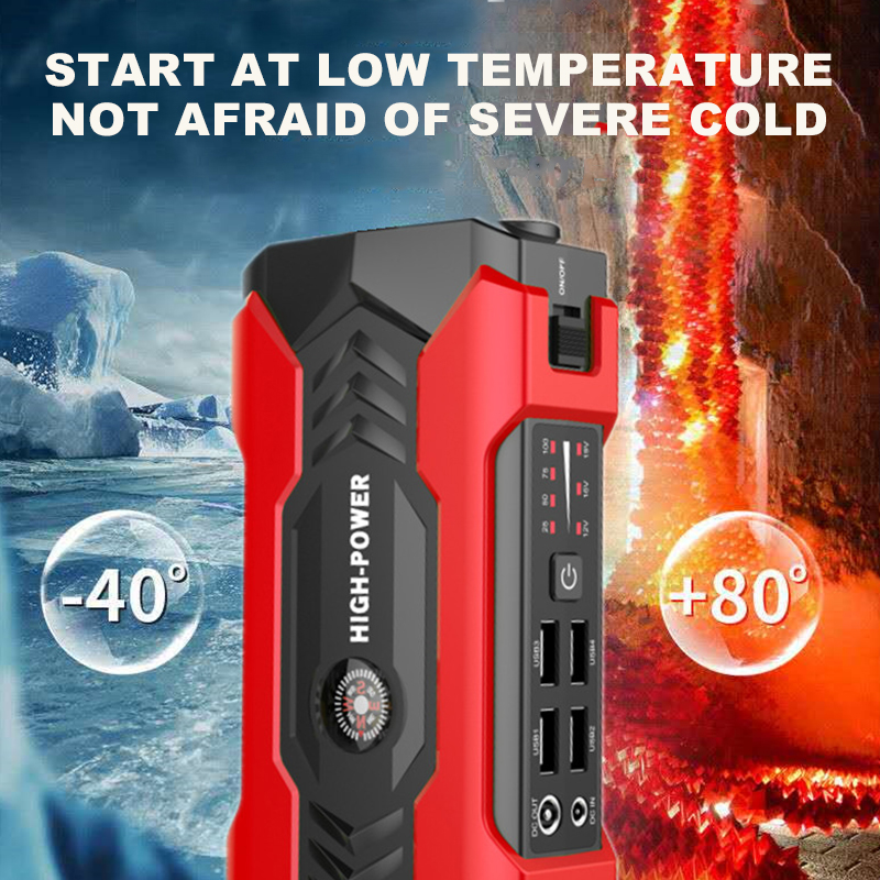 Car Power Bank 99800Mah High Power Multi-function Car Jump Starter ...