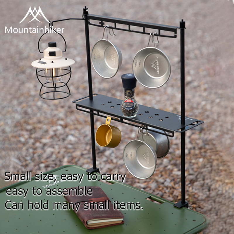 Mountainhiker Camping rack removable storage rack cookware pot lamp ...