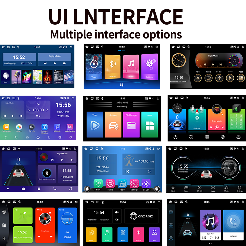 Android Player 7 9 10 inch (4GB RAM+64GB) apple carplay player wireless ...