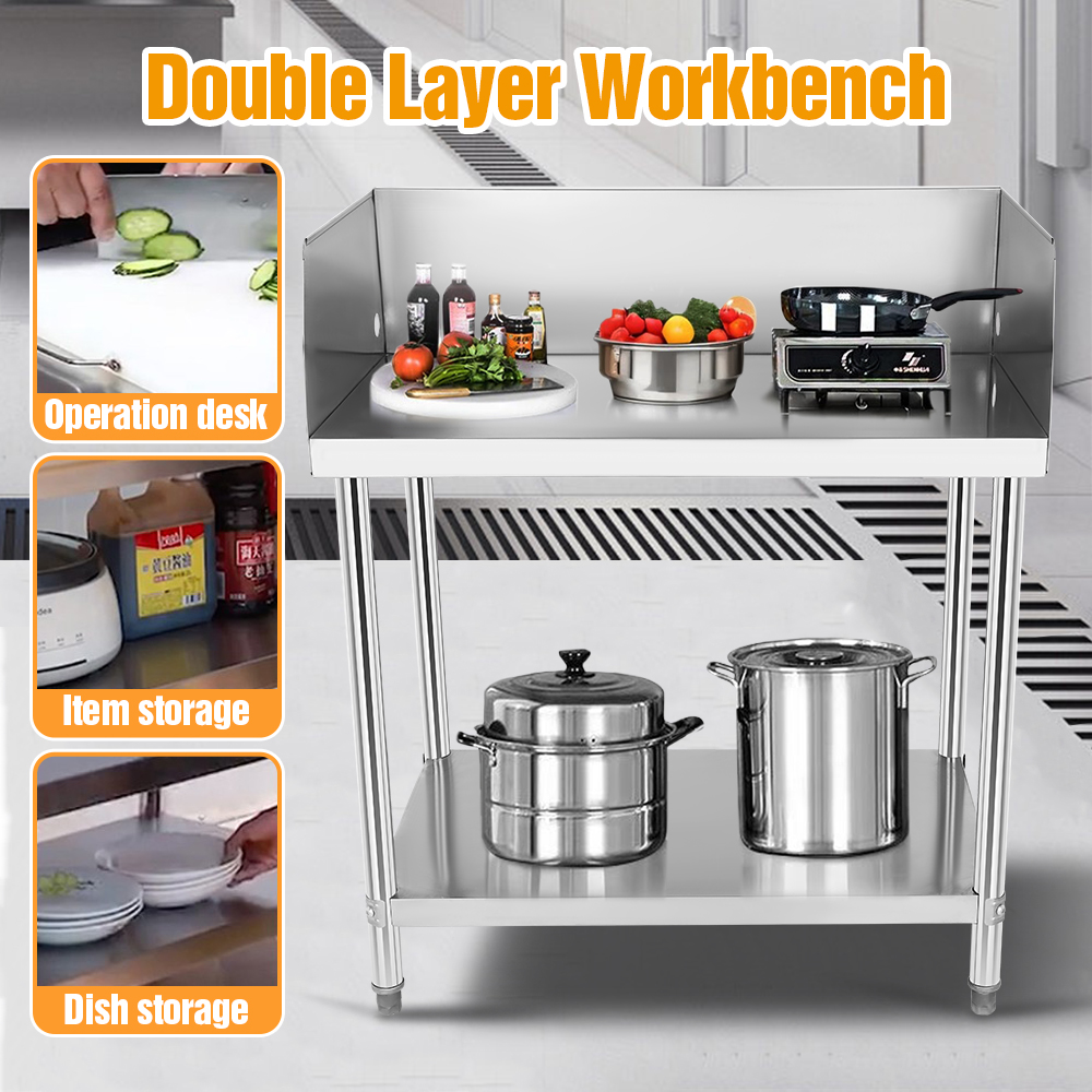Cooking Table 304Stainless Steel Kitchen Table Gas Stove Rack Cutting ...