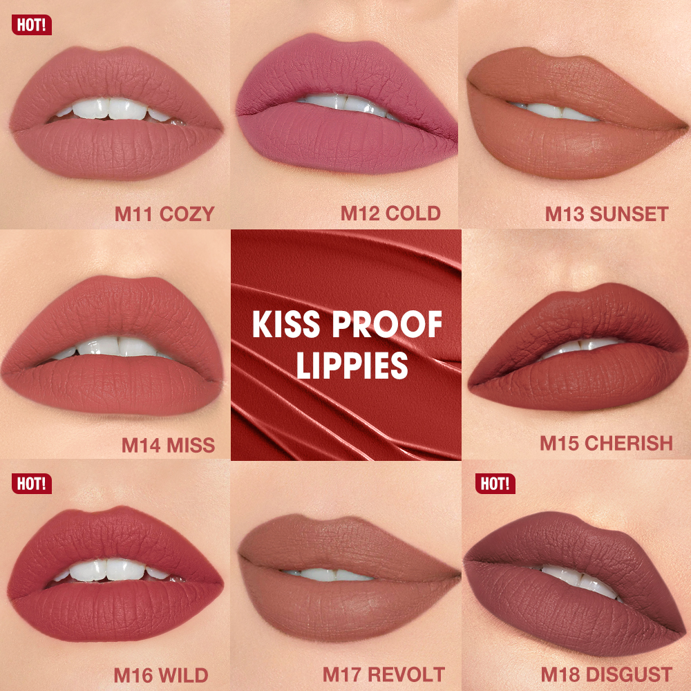O.TWO.O Matte Lipstick Kissproof 8 Colors | Shopee Malaysia
