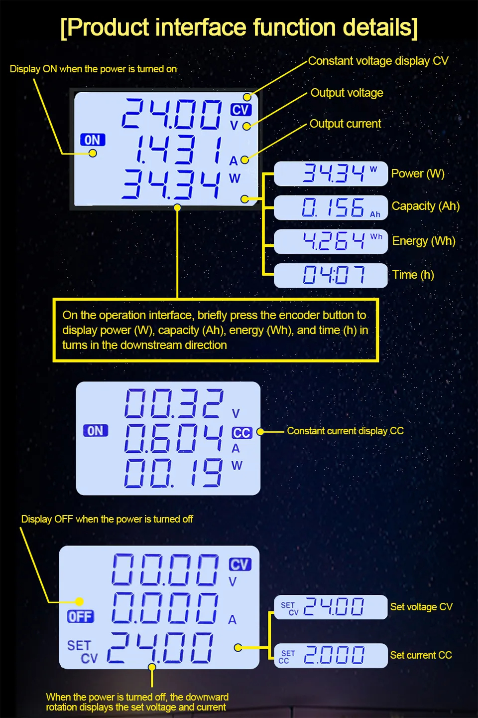 XY6020L/XY6015L 1200W 20A CNC Voltage Regulator Power Supply DC ...