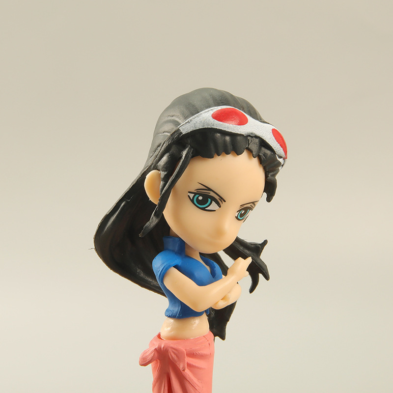 6Pcs/Set 8-9cm Japan One Piece Anime Figure Nico Robin Yamato X Drake ...
