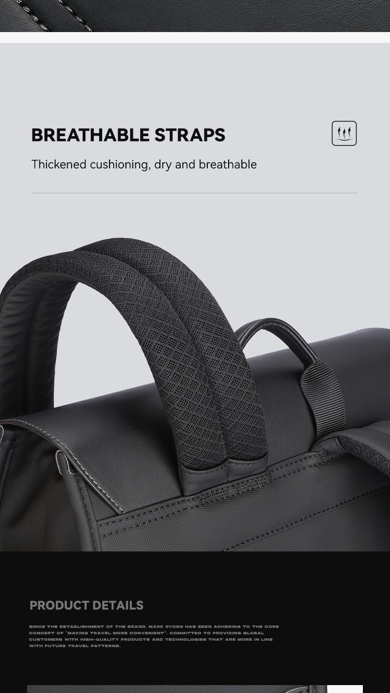 MARK RYDEN Office Work Bag Men Backpack School Bag Lightweight (15.6 ...