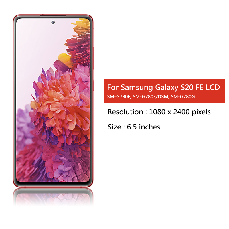 Original For Samsung Galaxy S20 FE LCD Display Touch Screen For Samsung ...
