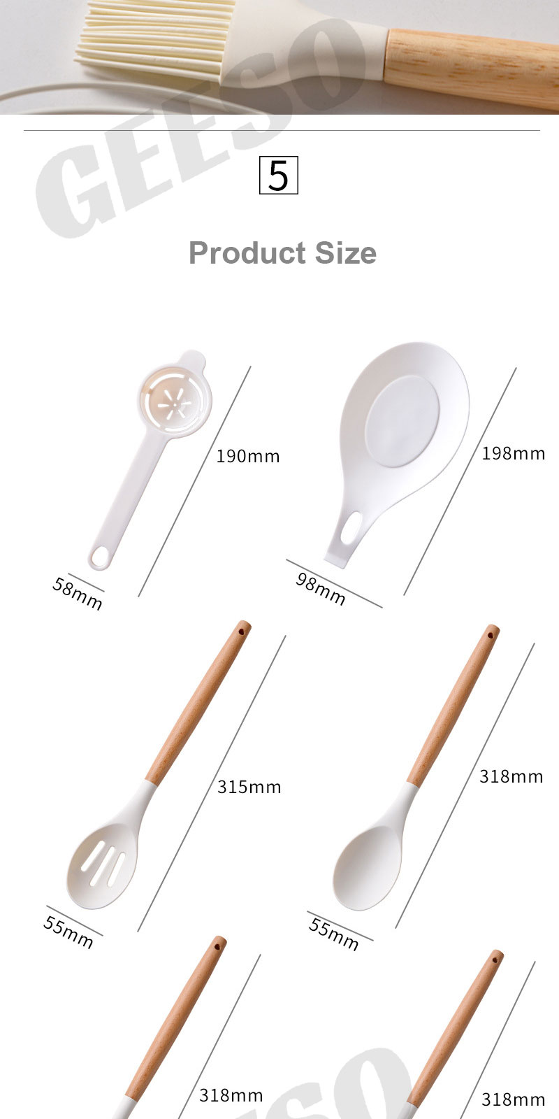GEESO 14PCS Kitchenware Set Cooking Tools Set Cutleries Set Sudip ...