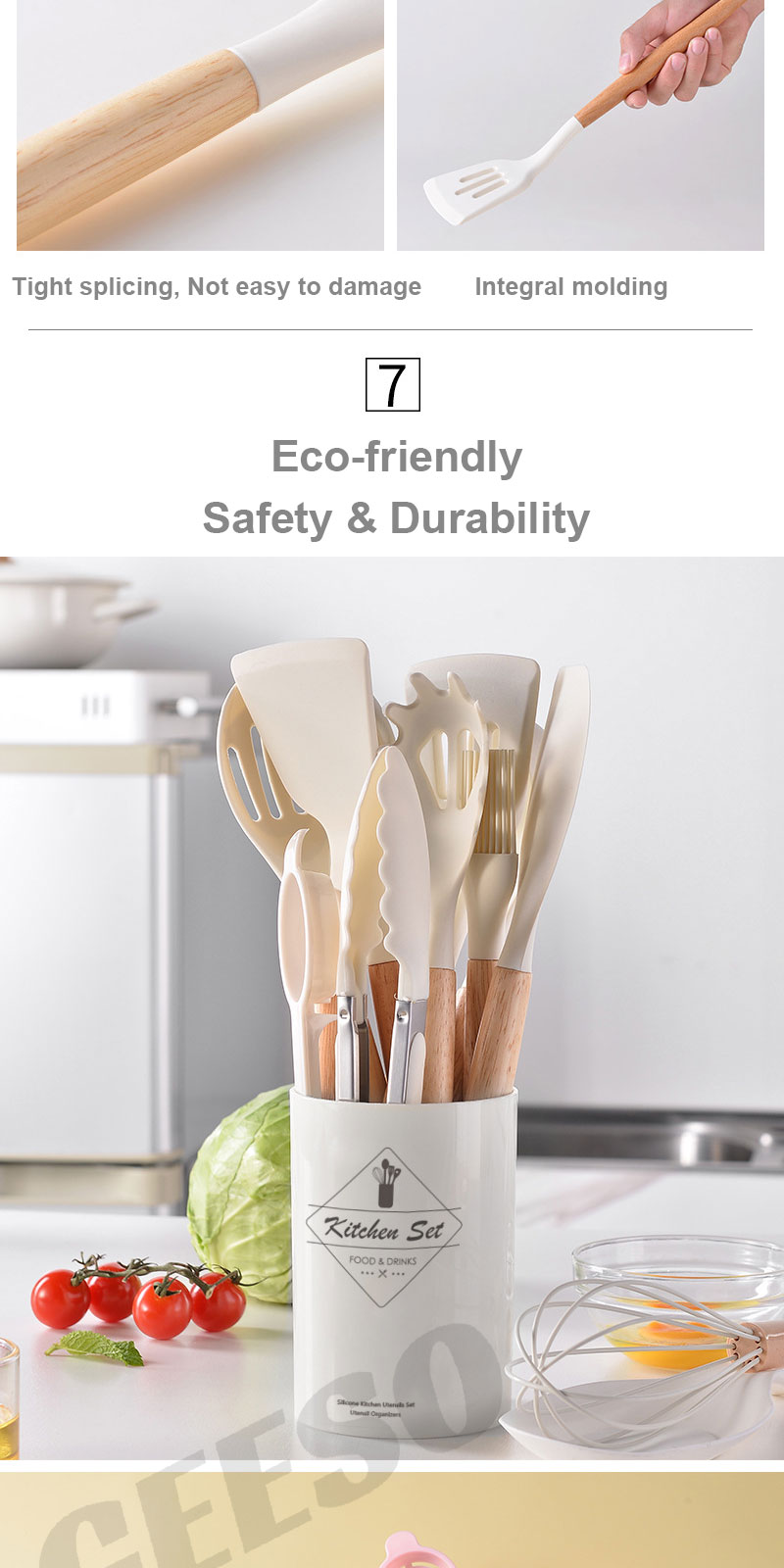 GEESO 14PCS Kitchenware Set Cooking Tools Set Cutleries Set Sudip ...