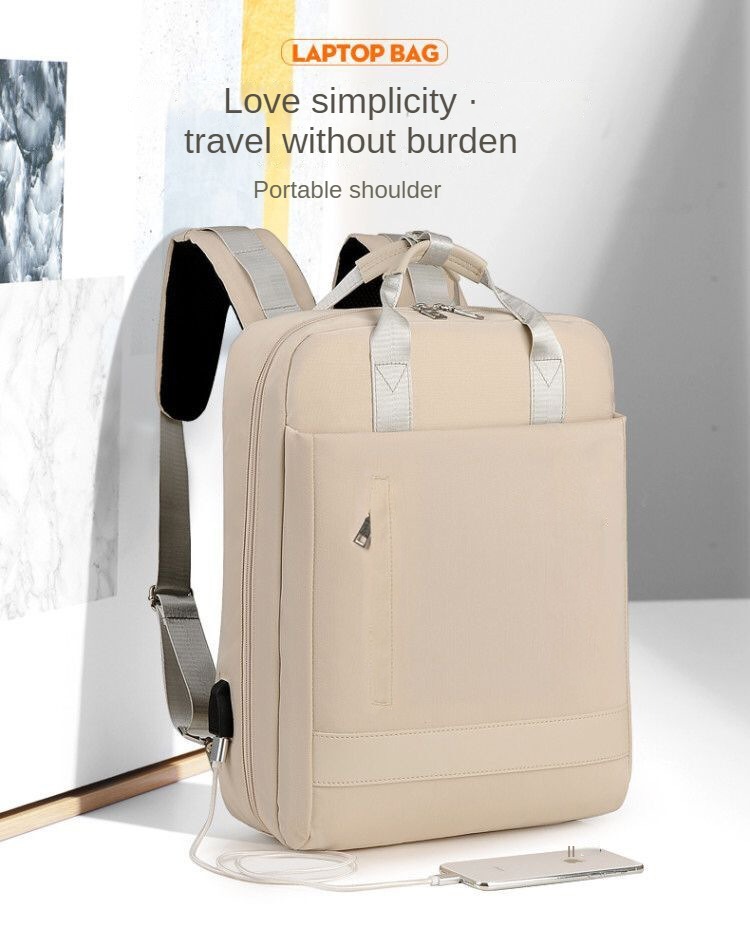 Laptop backpack 15.6/17.3 inch com USB waterproof laptop bag 旅行电脑背包 防水 ...