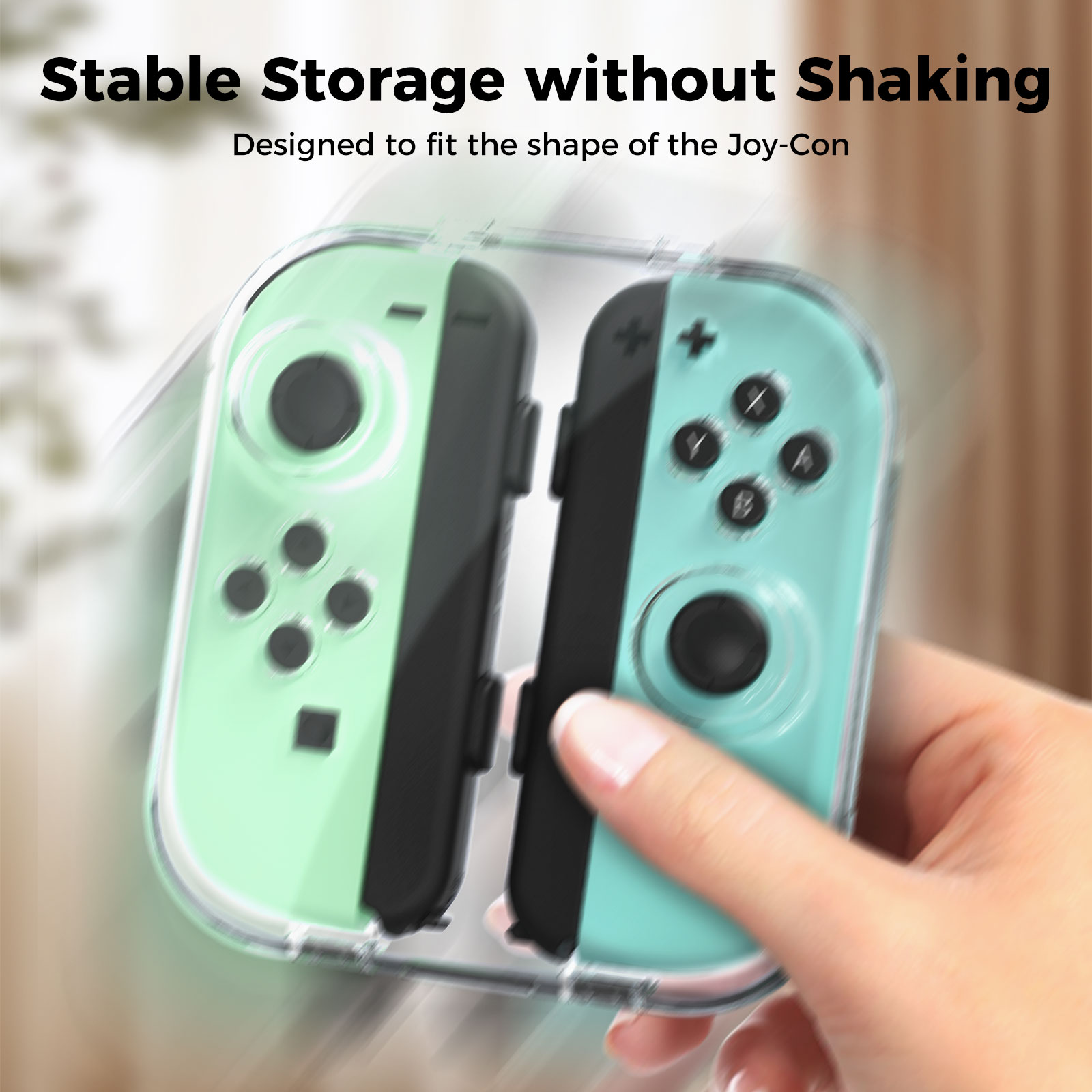 IINE Switch Joy-Con PC Transparent Storage Box For Nintendo Switch Joy ...