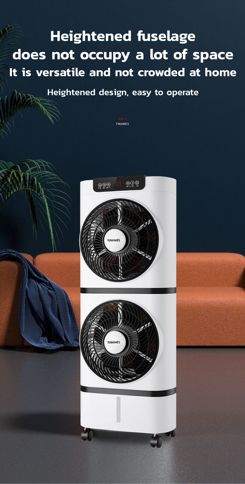 German Timawes Refrigeration Air Conditioning Fan Household Ultra ...