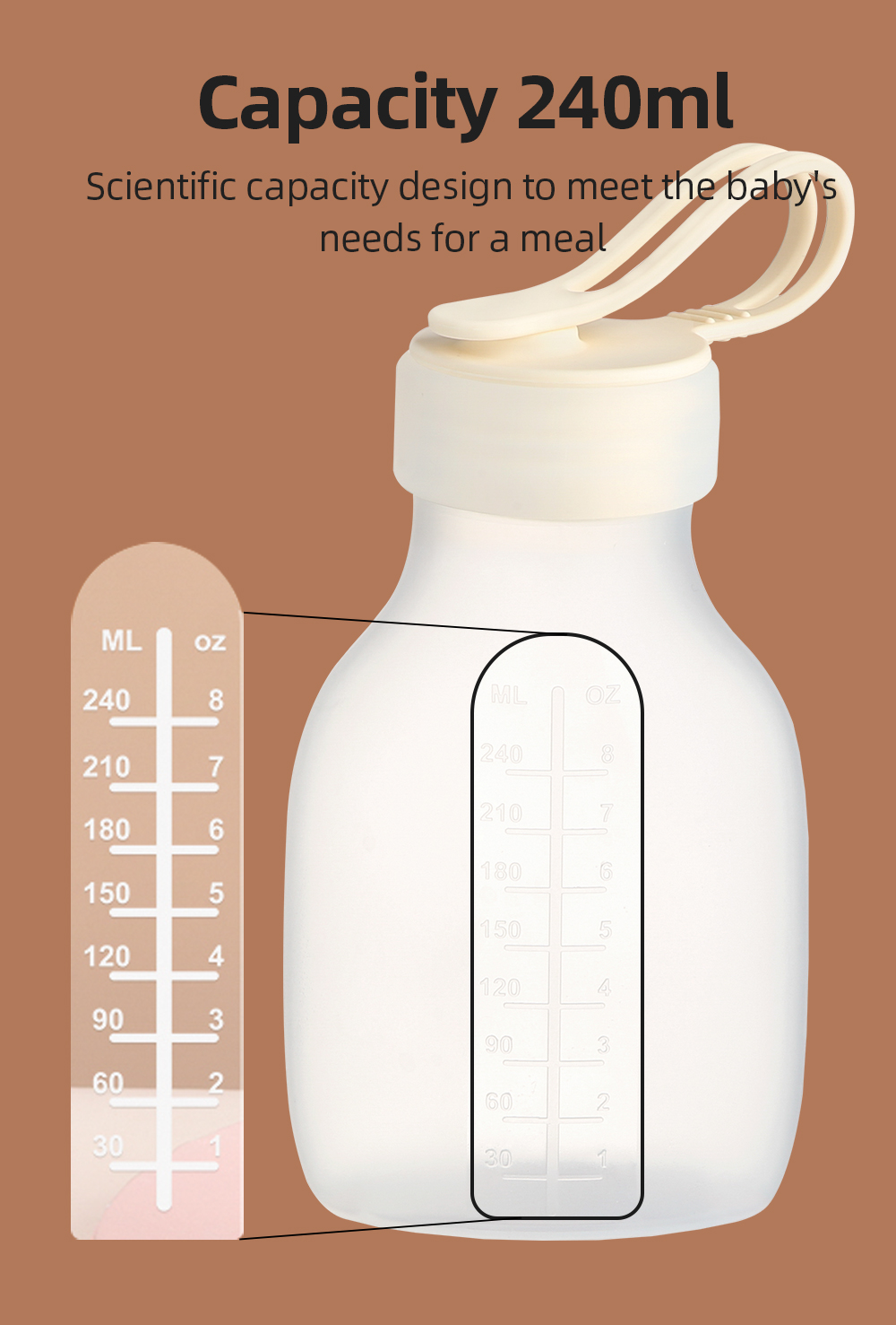 SUNVENO Silicone Milk Storage Bags, Reusable Breastmilk Bags for ...