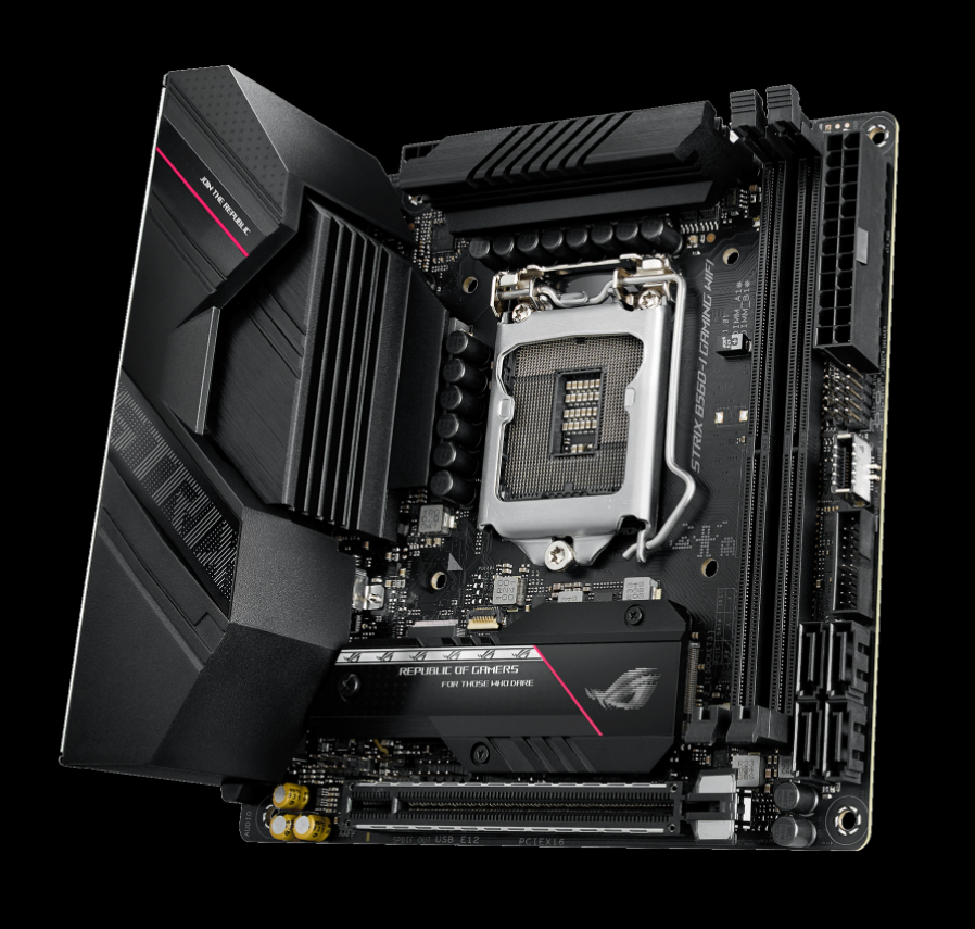Asus ROG STRIX B560-I GAMING WIFI Mini ITX LGA1200(10/11th Gen ...