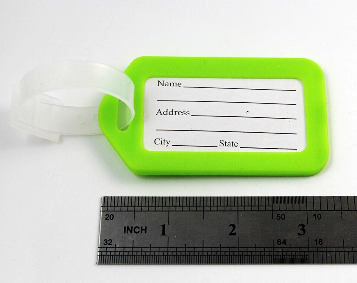 Plastic Luggage Tags Suitcases Tags Luggage Tags for Suitcases Baggage ...