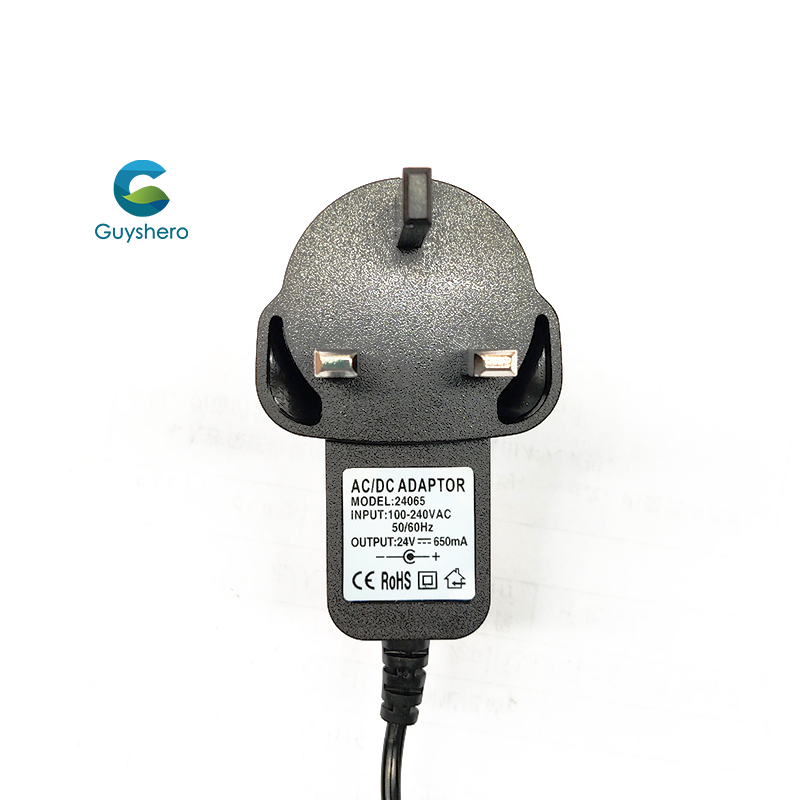 AC/DC diffuser power adapter 24v 650ma Malaysia 3 pin plug/US 2 pin ...