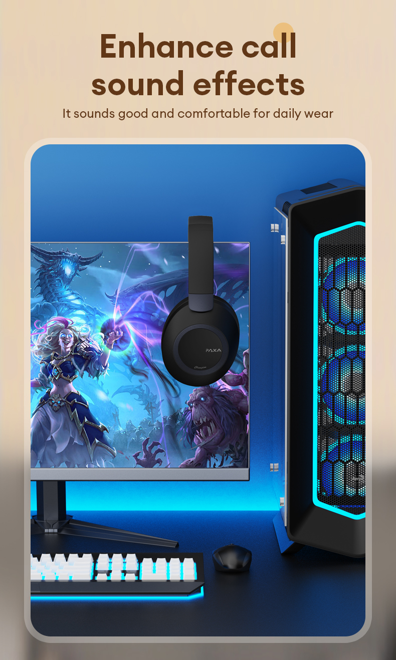 Lenovo×Paxa H01 Bluetooth Headset HD Voice Noise Reduction Intelligent ...