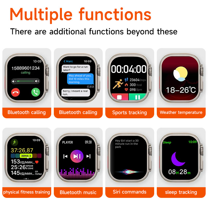AmaZefan Smart Watch Sports Bluetooth Waterproof Health Tracker Jam ...