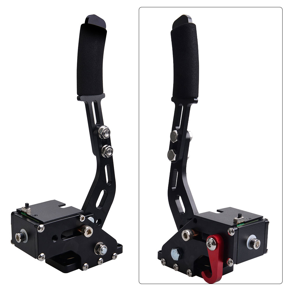 PS4/PS5/PC 16Bit Black Aluminum USB Handbrake with Optional Bracket or ...