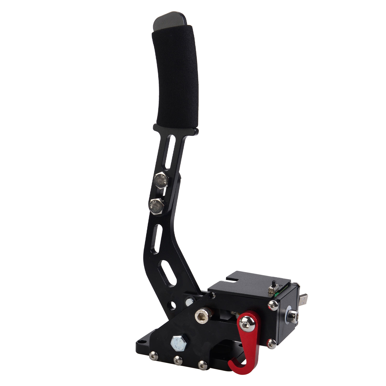 PS4/PS5/PC 16Bit Black Aluminum USB Handbrake with Optional Bracket or ...