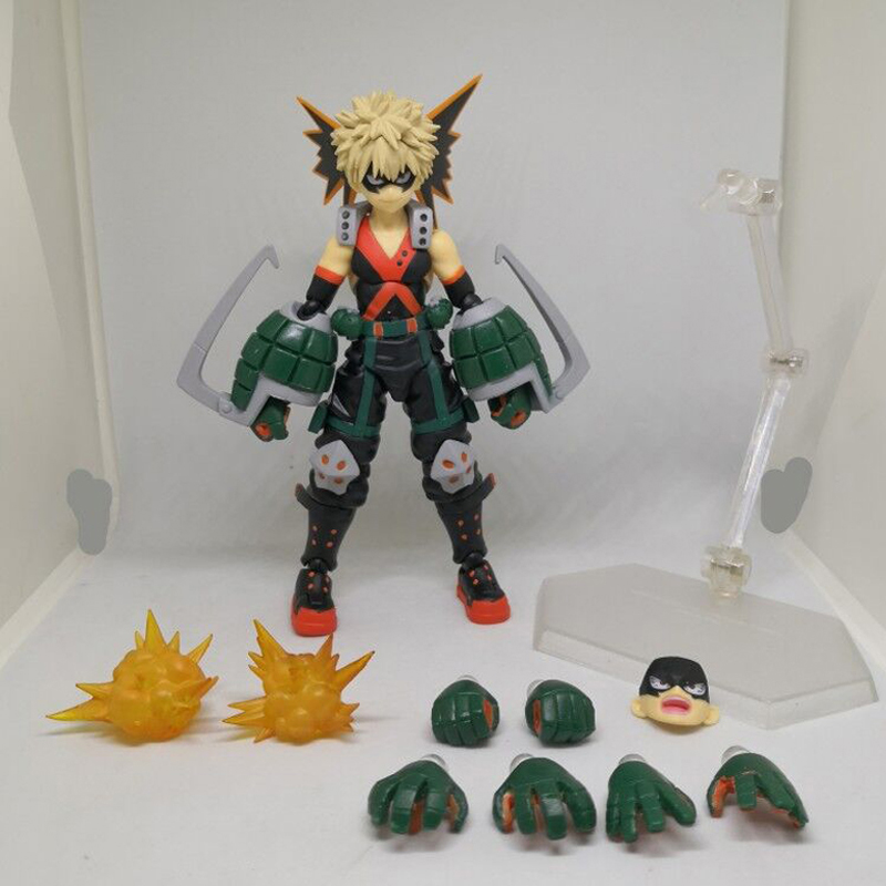 15cm My Hero Academia Anime Figure SHF Midoriya Izuku Bakugou Katsuki ...