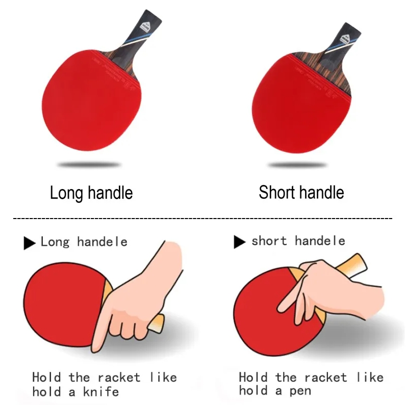 KOKUTAKU 6 Star ITTF Ping Pong Bat Profesional Racket Set With Double ...