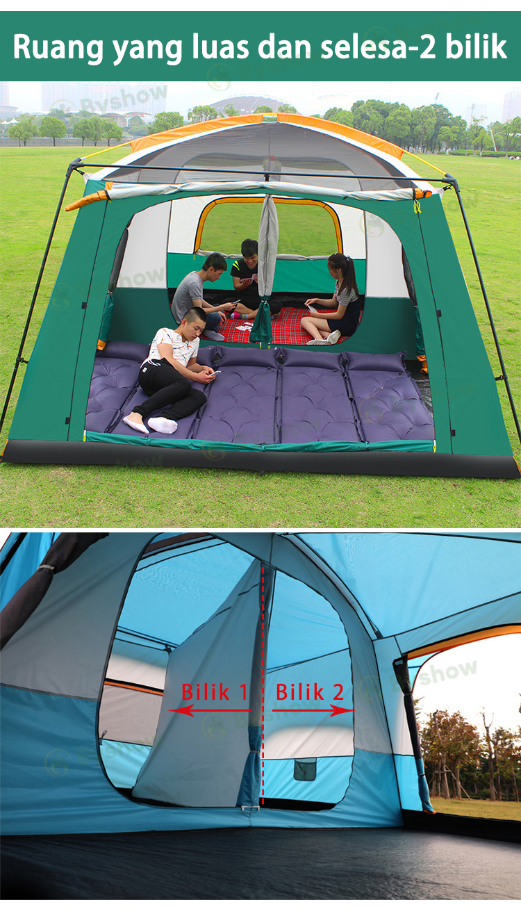 【Byshow】🔥Malaysia In Stock🔥khemah unta Outdoor automatic camping tent ...