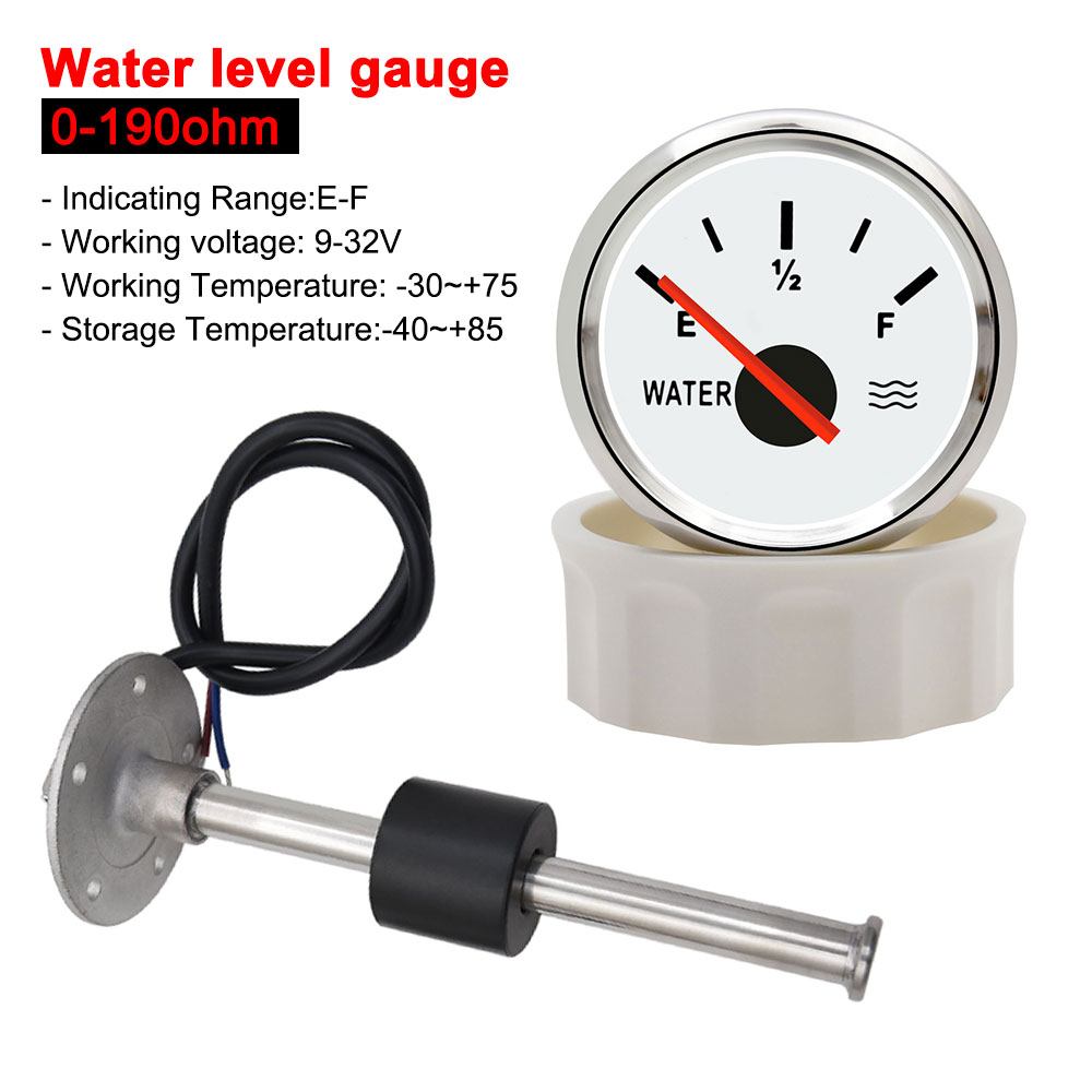 100-500mm Water Level Gauge With Water Level Sensor 52mm water Tank ...