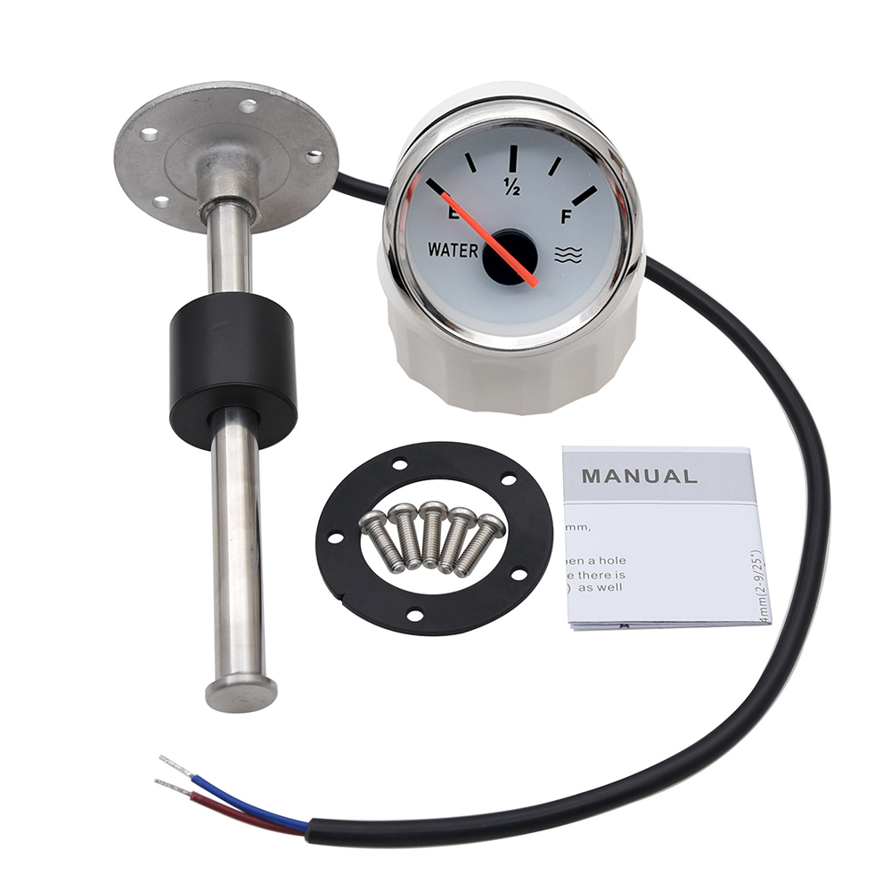 100-500mm Water Level Gauge With Water Level Sensor 52mm water Tank ...