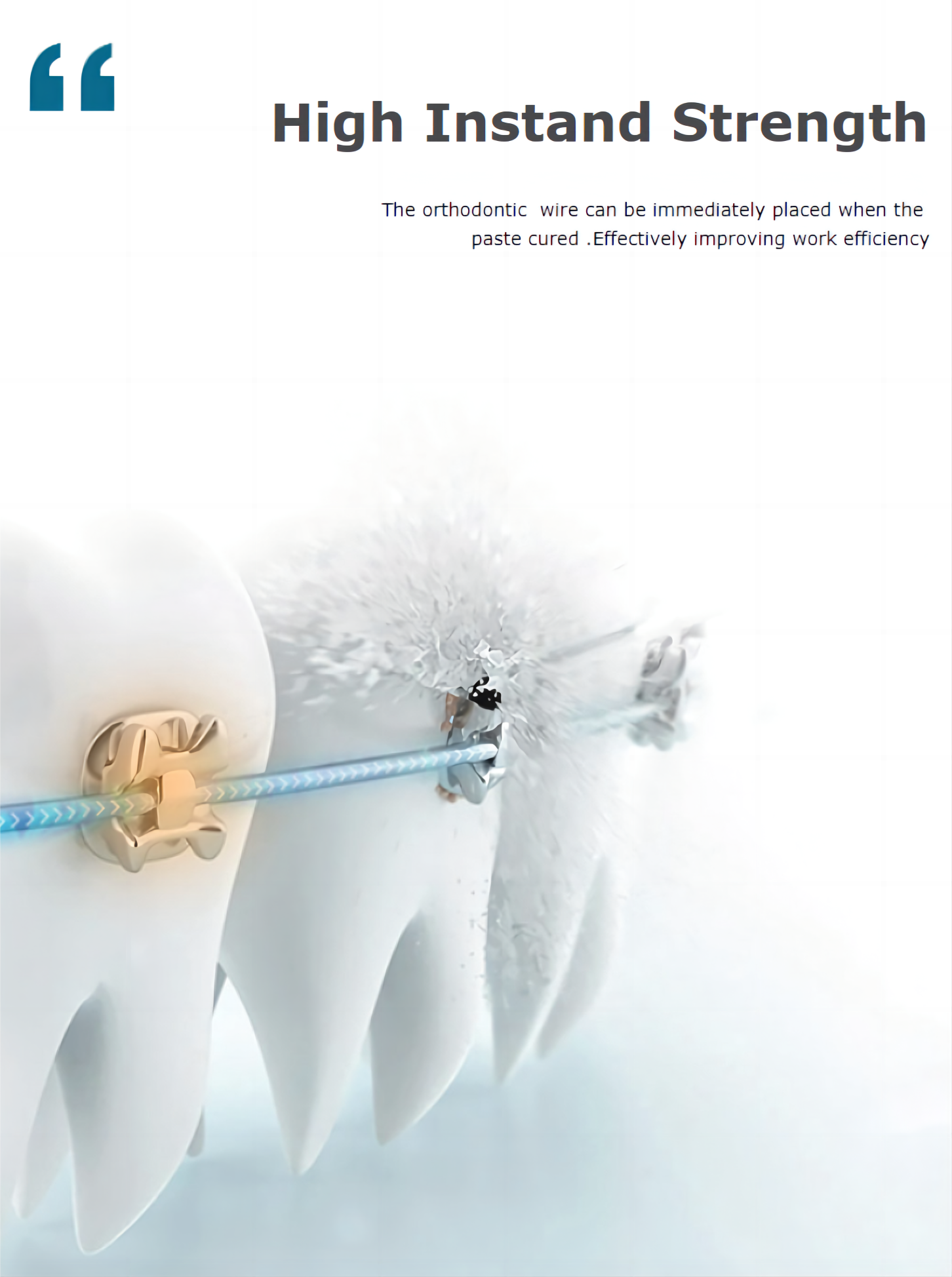 Light cure orthodontic adheisve brace cement primer paste standard kit ...