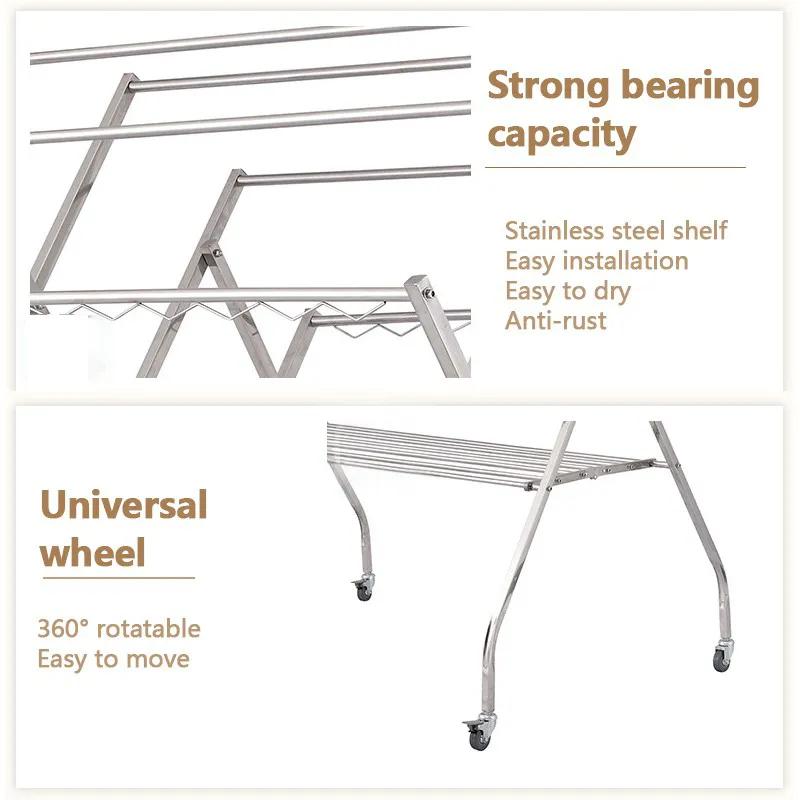 Foldable Clothes Hanger Clothes Drying Rack Clothes Rack Ampaian Baju ...