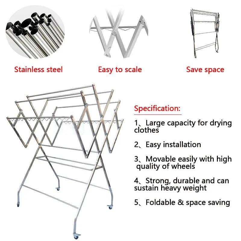 Foldable Clothes Hanger Clothes Drying Rack Clothes Rack Ampaian Baju ...