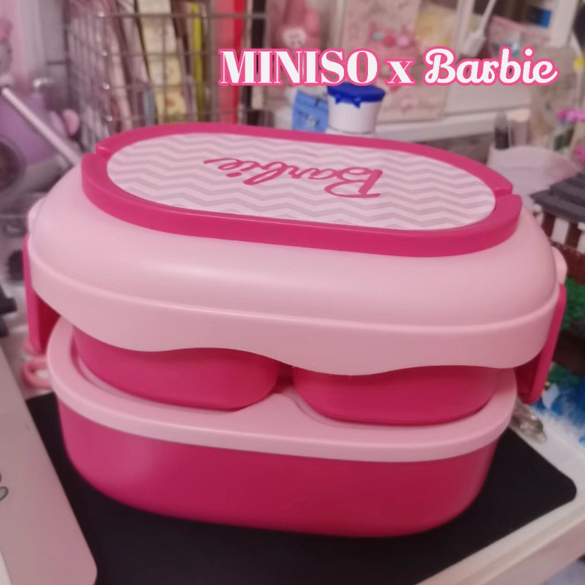 Miniso x Barbie Series Lunch Box Lunch Box Insulation Heating Portable ...