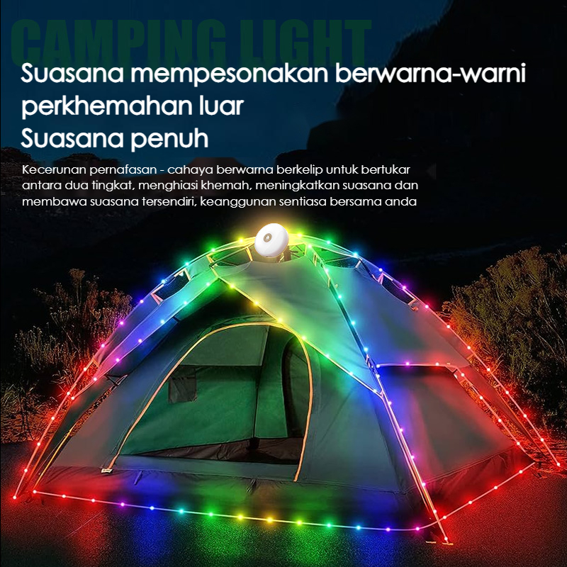 Colorful light atmosphere light string chandelier rope light emergency ...