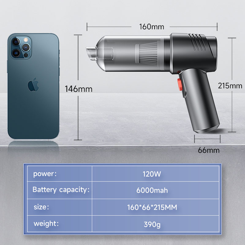 AmazeFan 6in1 Cordless Vacuum Cleaner 21000PA Portable Air Blower Air ...