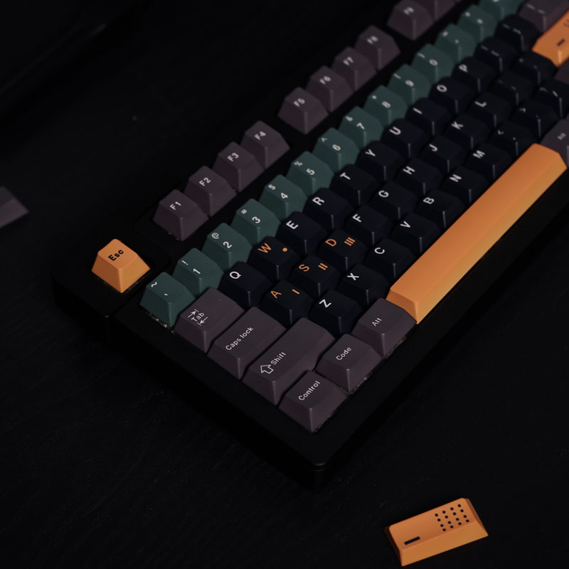 RESONANCE Complete set of PBT keycaps Dye sublimation cherry Profile ...