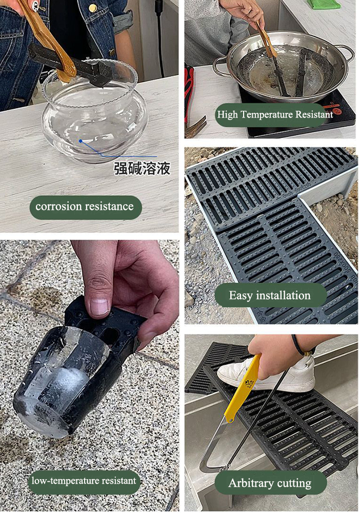 Polymer Coverplate of Trench Trench Cover Kitchen Drainage | Shopee ...