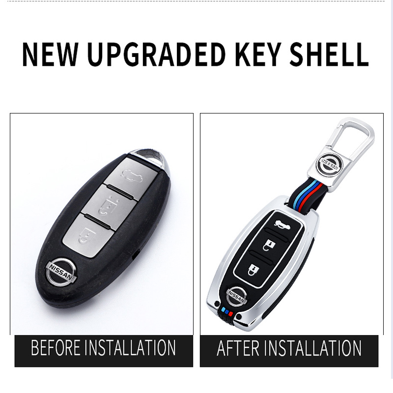 Sarung Kunci For Nissan Navara Almera Livina Sentra Skyline Remote Key ...