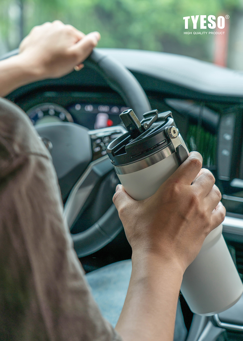 TYESO TS-8826/TS-8827/TS-8828/ 600ml/750ml/900ml Vacuum Insulated Tumbler Keep Cold And Hot With ...