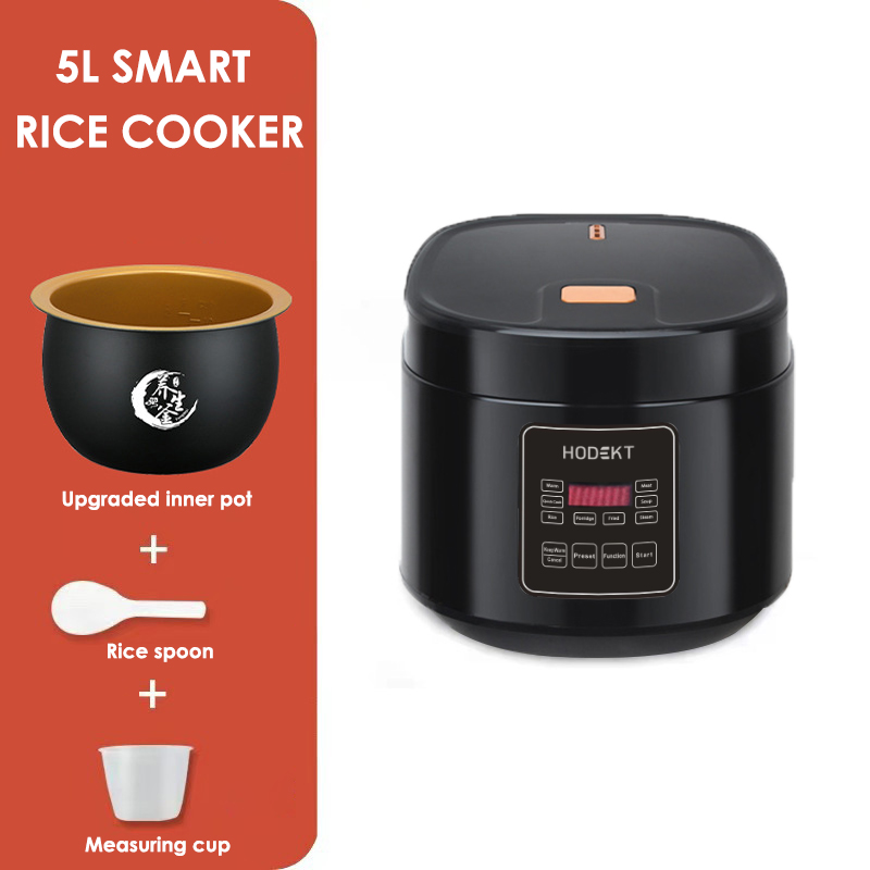 HODEKT 5L Smart Rice Cooker Multifunctional Household Rice Cooker Large-capacity Rice Cooker ...