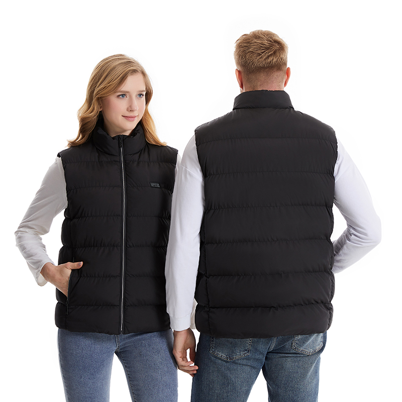 VOEVOE Unisex Heated Vest for women men,USB Electric Heated Jacket with 21 Heating Zones ...