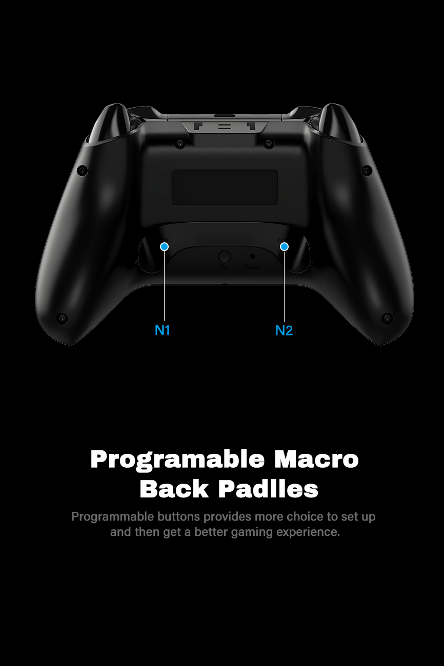 QRD Spark N5 Wireless Controller For PC,PS4, PS3, OLED Console Pro Gamepad Rechargeable Battery ...