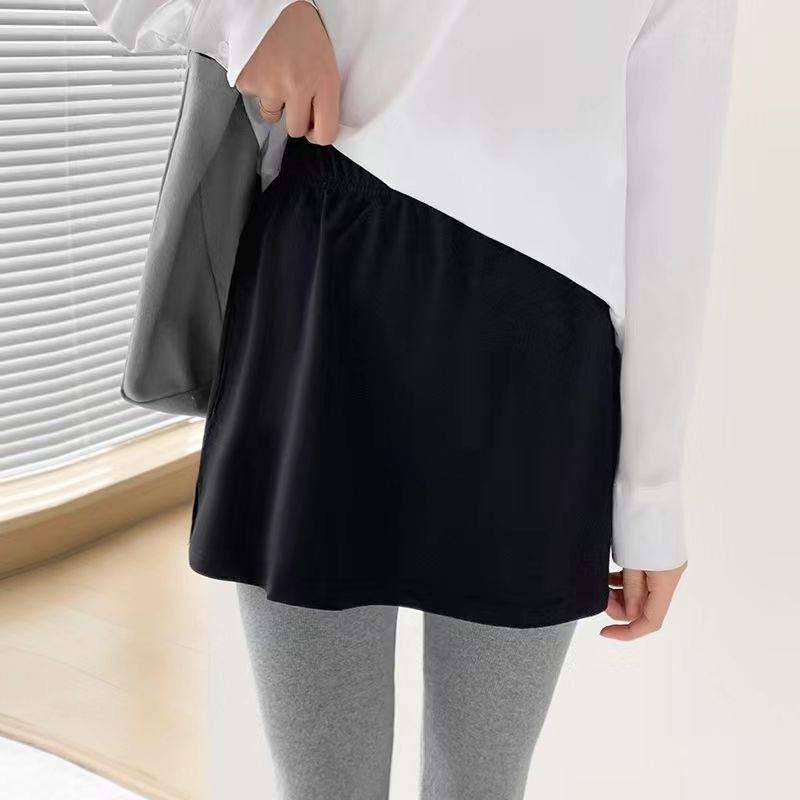 3 Colors Women Shirt Extender Inner Skirts Mini Skirt Extender Cotton ...
