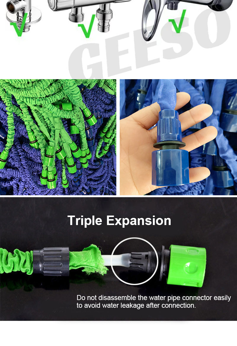 GEESO Multifunction Expandable Magic Hose Home Garden Water Hose Hos ...