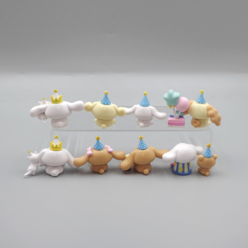 10Pcs/Set 4-6.5cm Sanrio Cartoon Anime Figure Cinnamoroll Japanese ...